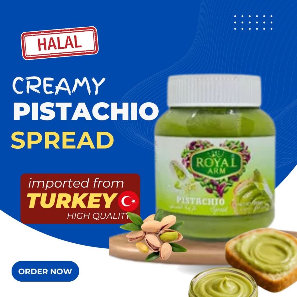 Royal Arm Pistachio Spread 350g Premium Creamy Nut Butter | Shopee ...