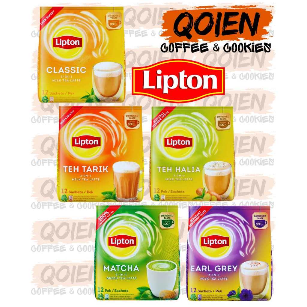 LIPTON / SACHET LOOSE PACK / INSTANT 3 IN 1 MILK TEAMIX DRINK / TEH ...