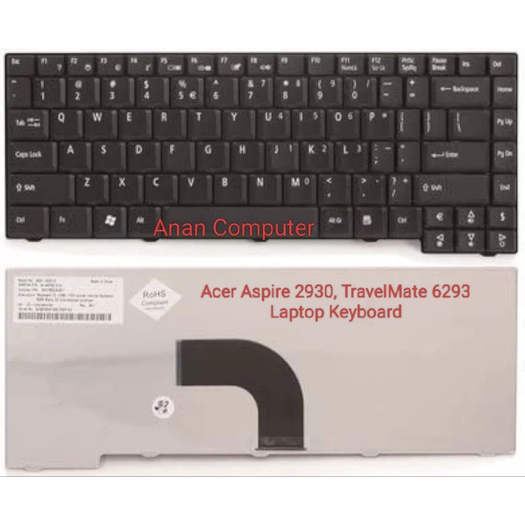 Acer Aspire 2930, TravelMate 6293 Series Laptop Keyboard | Shopee ...