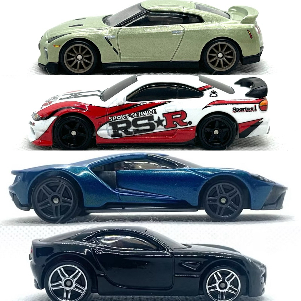 Hot wheels 17 nissan gtr r35 twin pack Nissan silvia s15 rsr 17 Ford gt ...