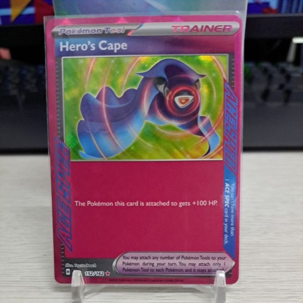 Pokemon TCG Hero's Cape (TEF) Ace Spec | Shopee Philippines