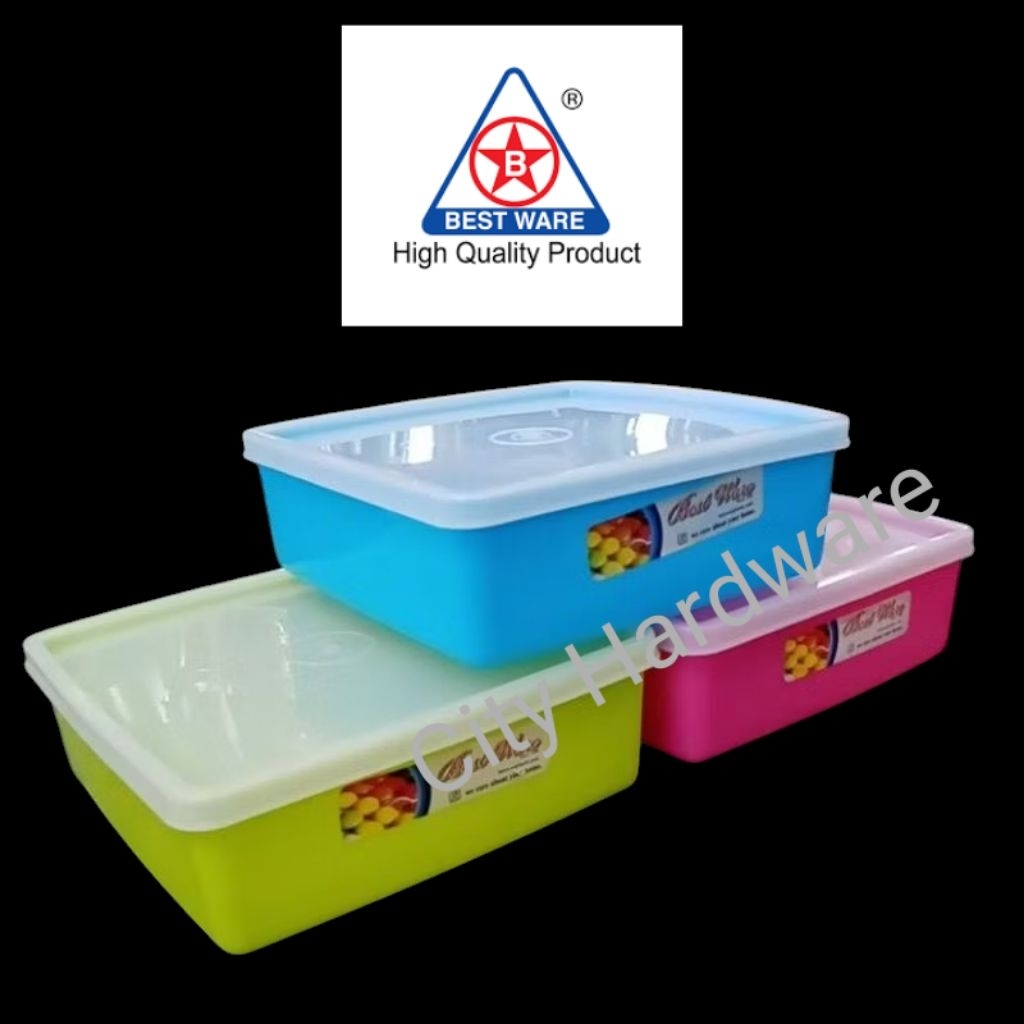 BEST WARE Square Plastic Container Storage Container Multipurpose Box ...