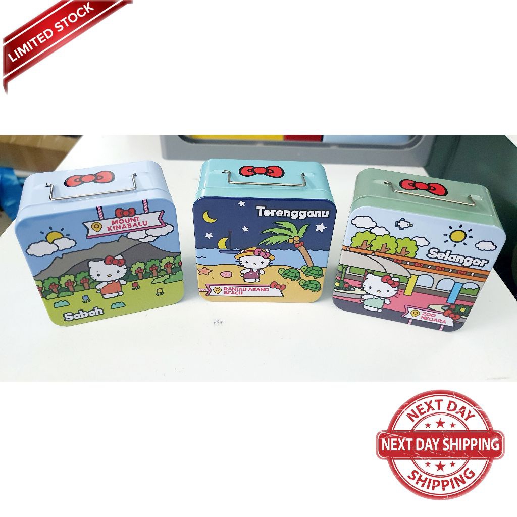 7E 7 Eleven Hello Kitty Visit Collectible Tins 2021 Limited Edition ...