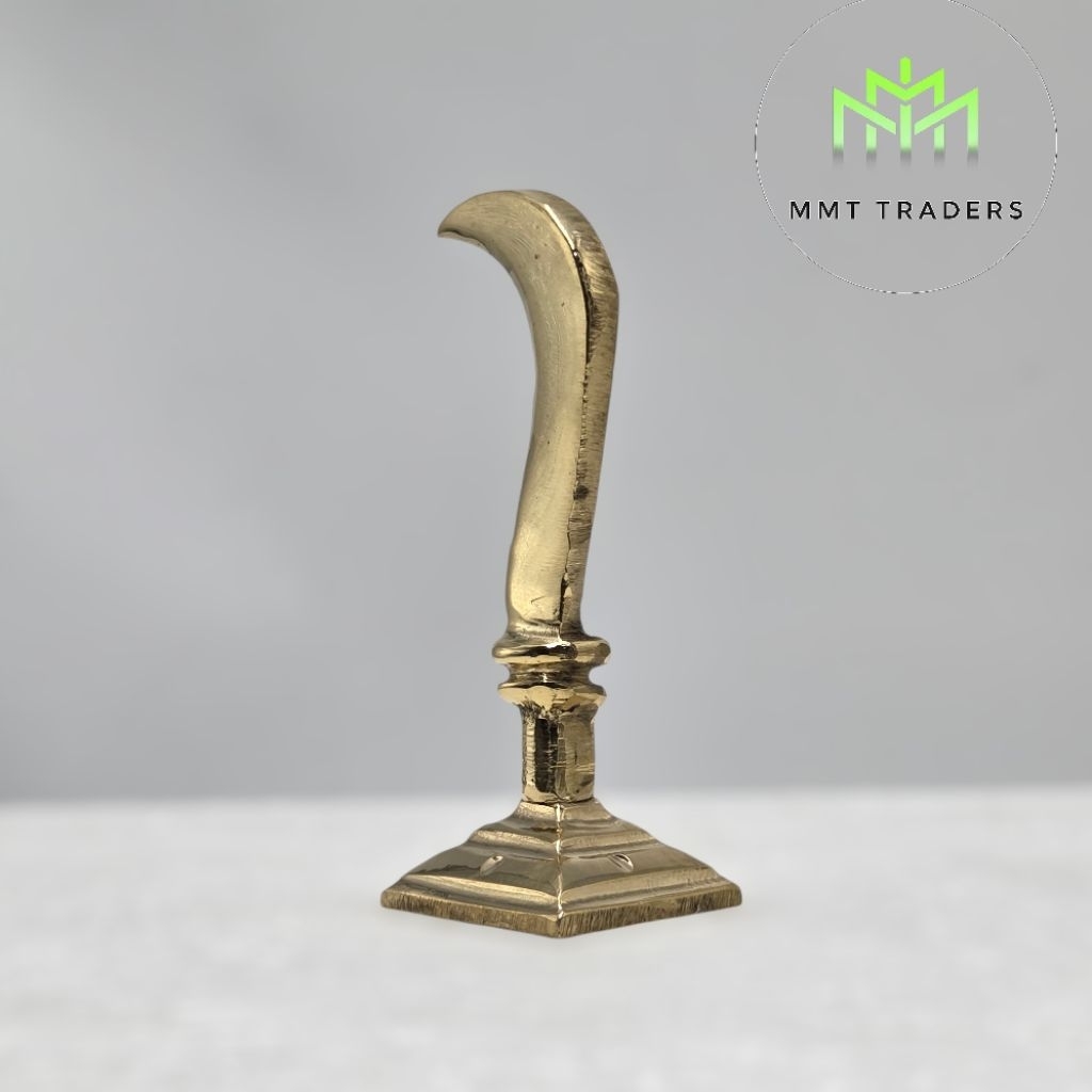 Brass Karupasamy Aruval Karupasamy Aruval for Pooja 3.5 Inches Brass ...