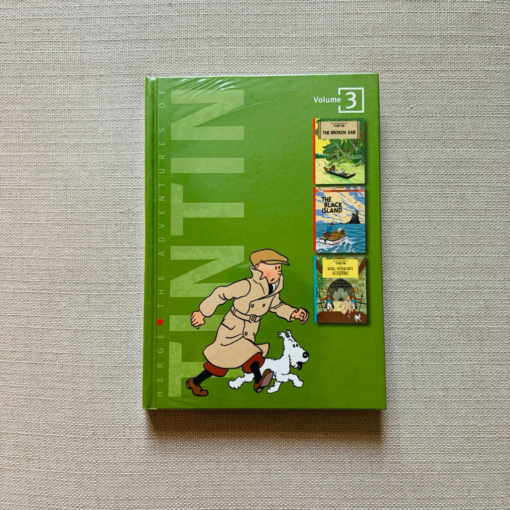 (Hardcover) The Adventures of Tintin Volume 3 Herge Secondhand English ...