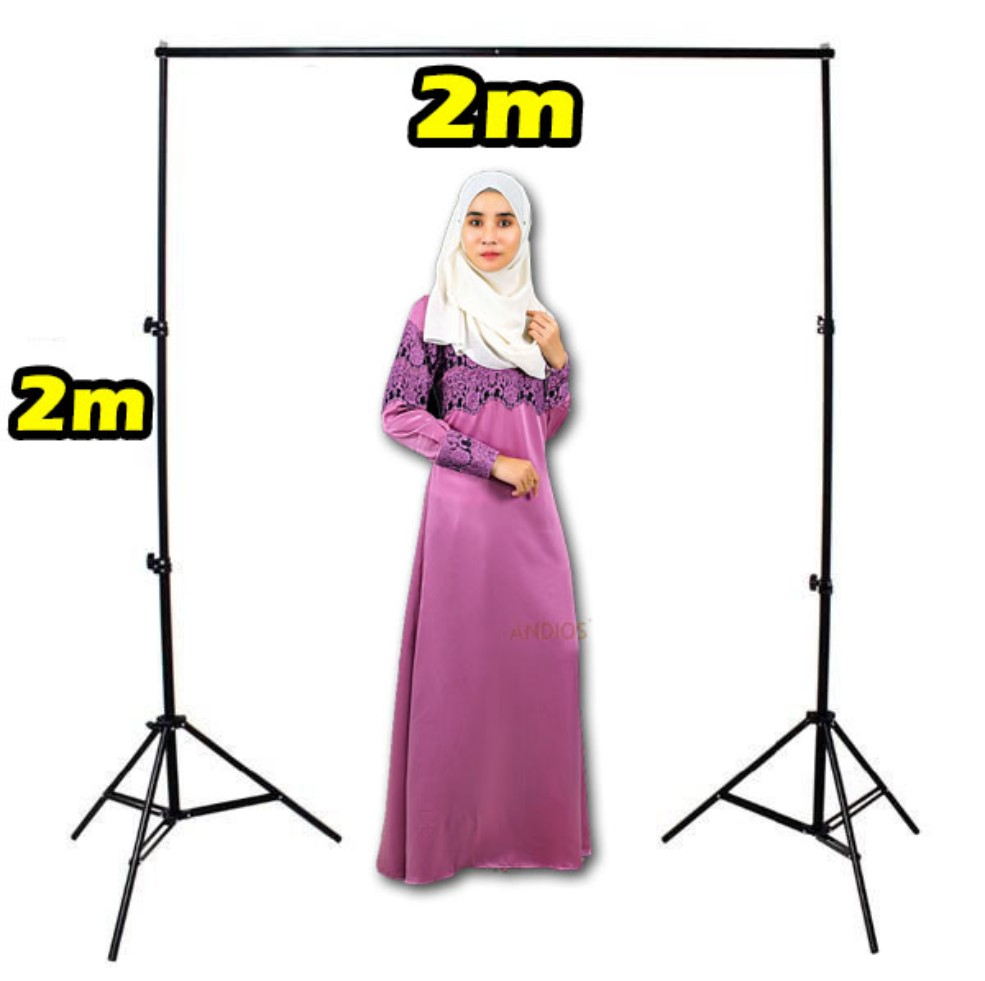 2x2 Portable Backdrop Stand Kit Background Photo Shoot Photography ...