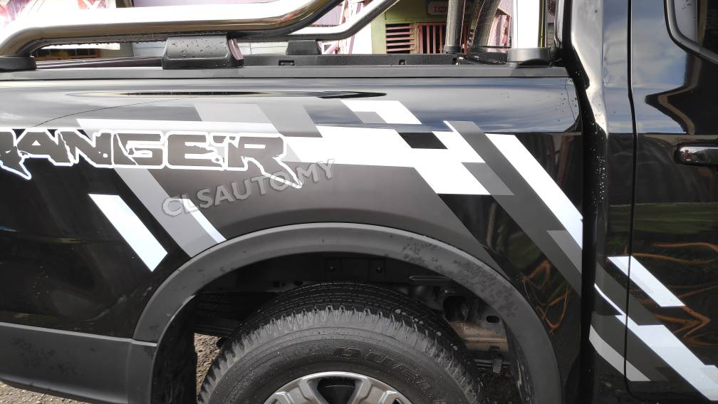 Ford Raptor Sticker Body Ranger Wildtrak Car Decal Side Lining 2022 XLT ...