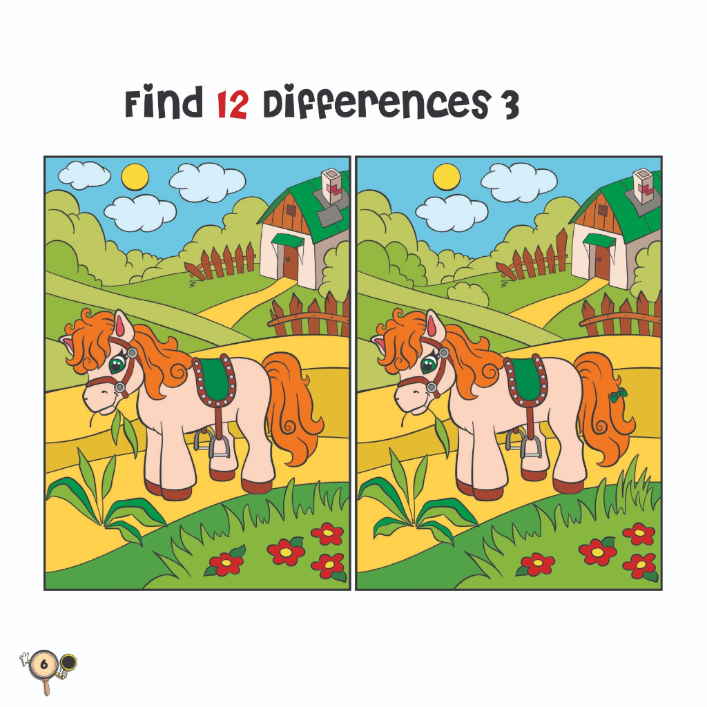 Spot the Difference and Fun With Mazes Puzzle Book Buku Aktiviti Find ...