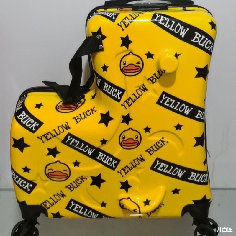 Travel L Shape Ride On Trolley Case Horse Shape Cartoon Luggage Bagasi ...