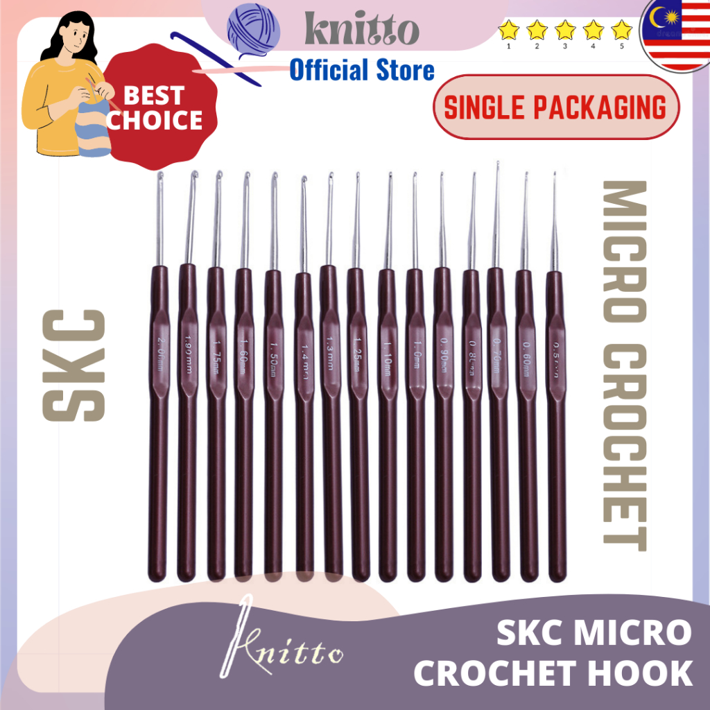 Big Crochet Hook Anti Slipped Silicone Tulip Red Crochet Hooks Crochet ...