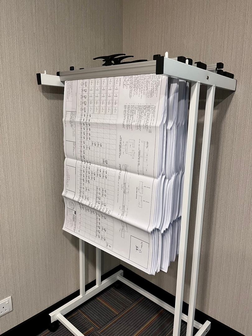 Rak Penyangkut Pelan Berkualiti /Plan Hanger Stand PHS199 [Top Loading ...