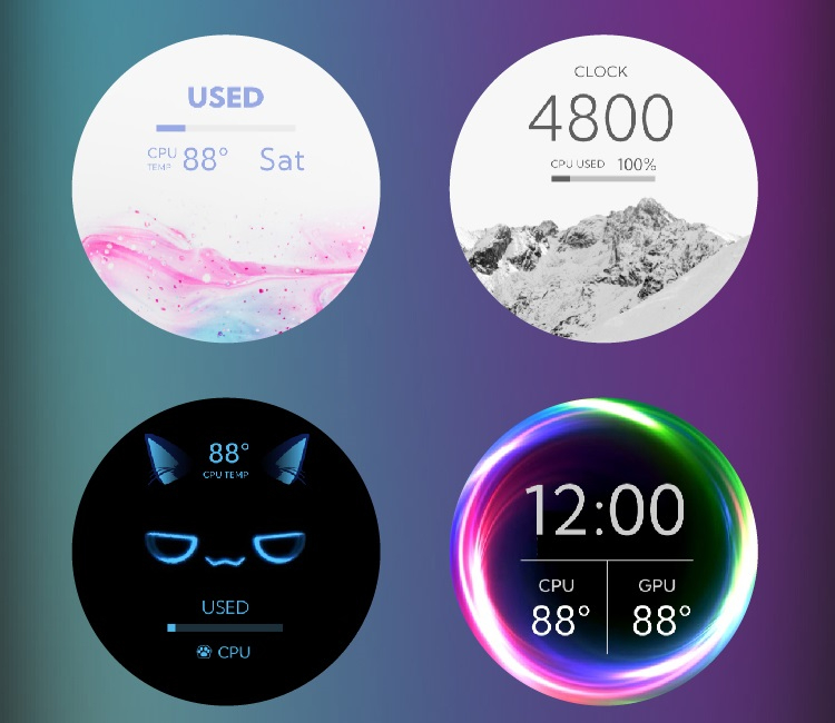 Turing 2.1 inch AIO IPS Sensor Panel Display Smart Screen Monitor ...