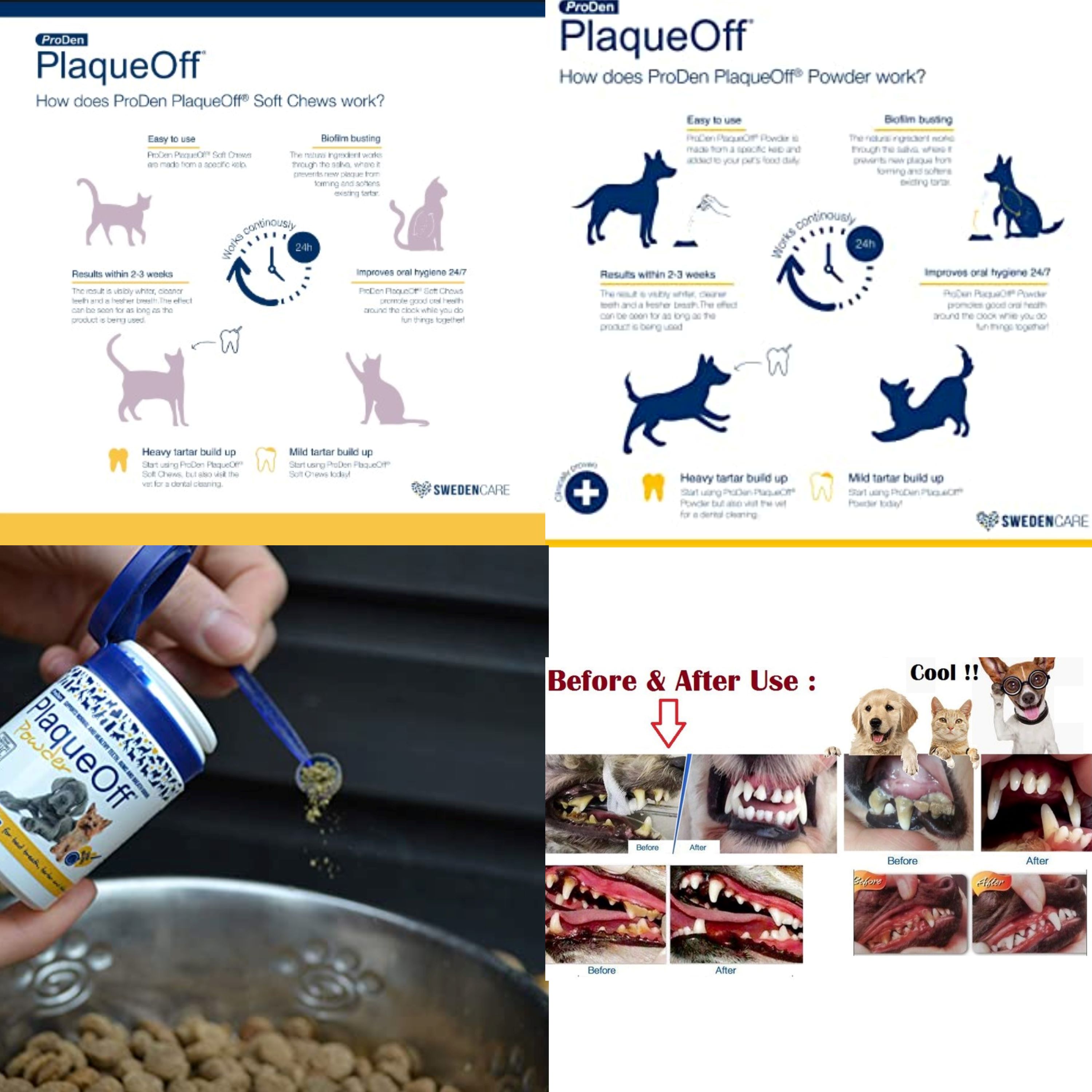 PRODEN Plaque Off Powder For Cats & Dogs 40G | Shopee Philippines