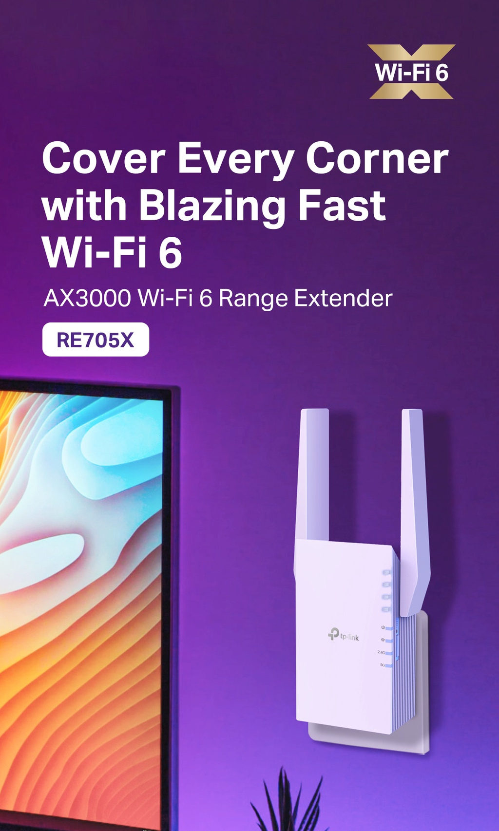 TP-LINK RE705X AX3000 ( 2.4Ghz + 5Ghz ) TP-LINK WA855RE AX3000 ( 2.4Ghz ...