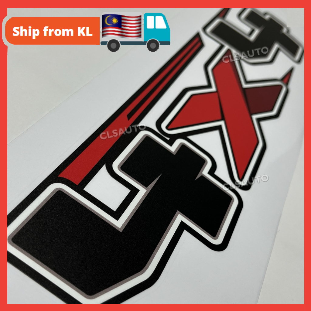 Ford Ranger 4x4 Offroad Sticker XLT Raptor Wildtrak Body Decal Pelekat ...
