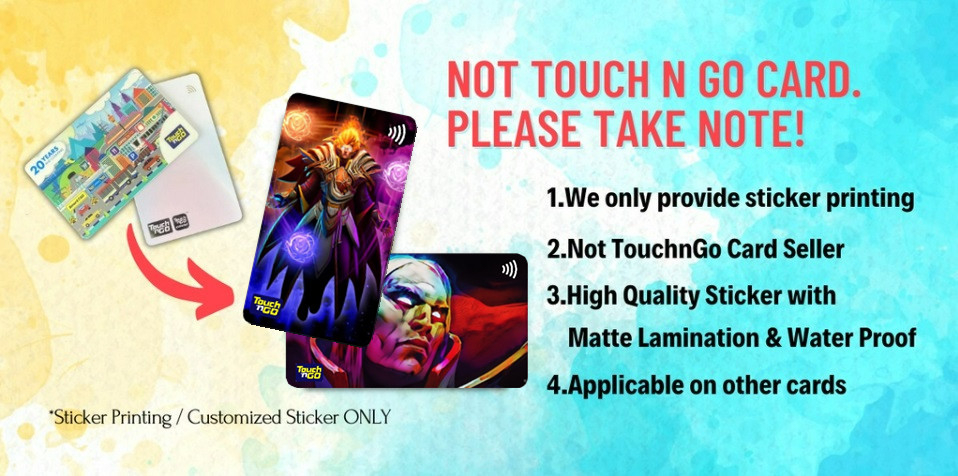 Akaza - Touch n Go Card Sticker Cover / TNG CARD / Bank Card Sticker ...