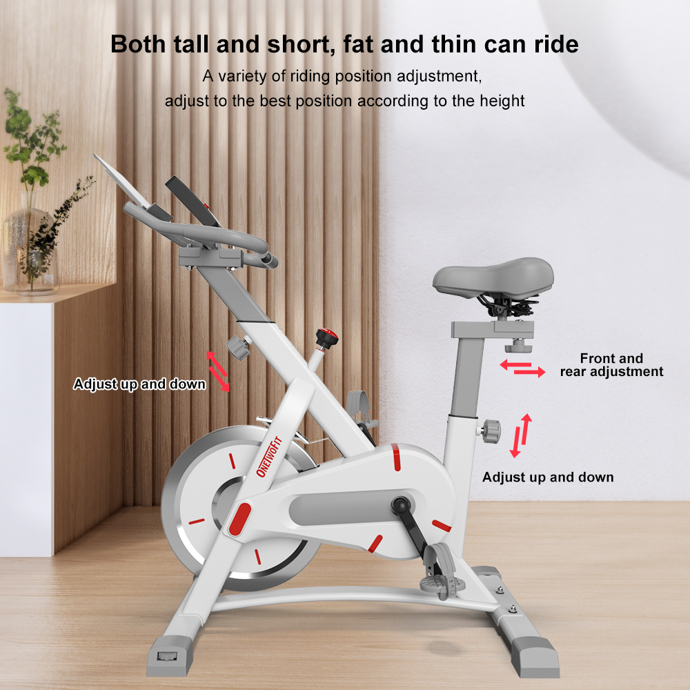 OneTwoFit Spinning Stationary Bike Flying Wheel Exercise Indoor exercise Aerobic exercise ...
