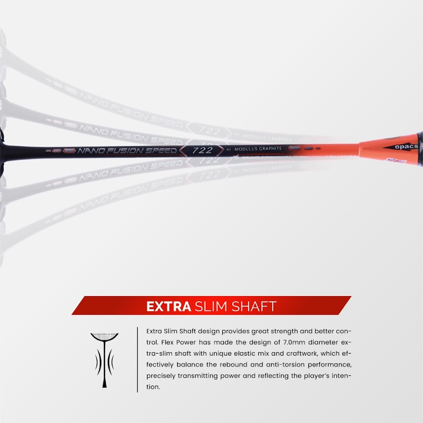 APACS Racket NANO FUSION SPEED 722 SUPER LIGHT | Shopee Philippines