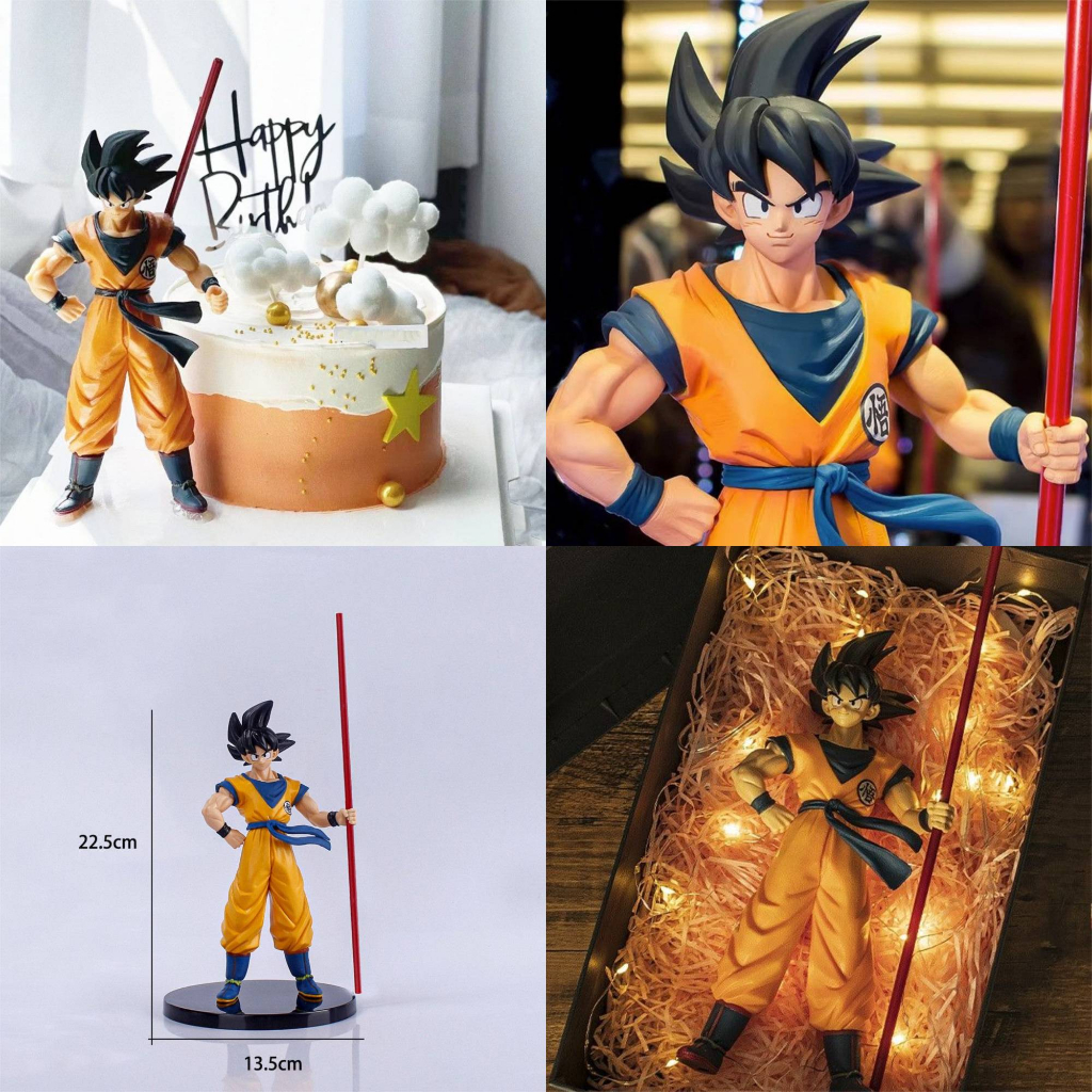 【JS Bakery Store】Dragon Ball Sun Goku Cake Topper Decoration ...