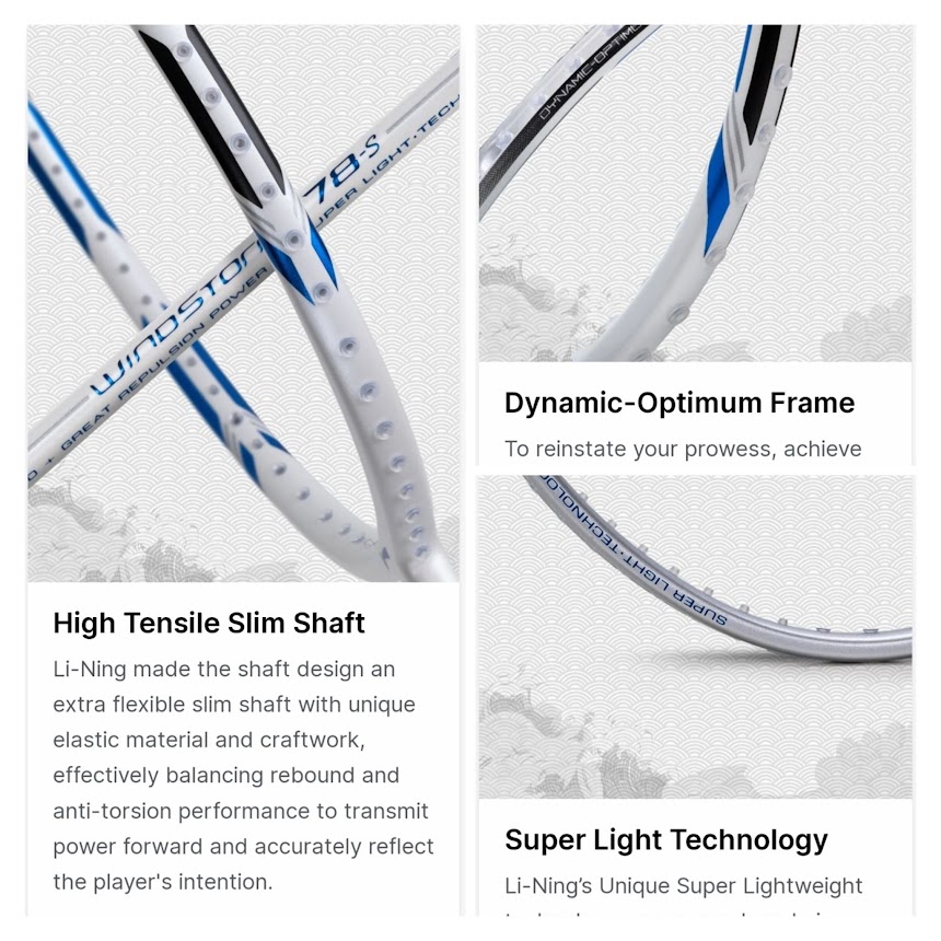 Li-Ning Racket Windstorm 78s Super Light/ Head Heavy | Shopee Philippines