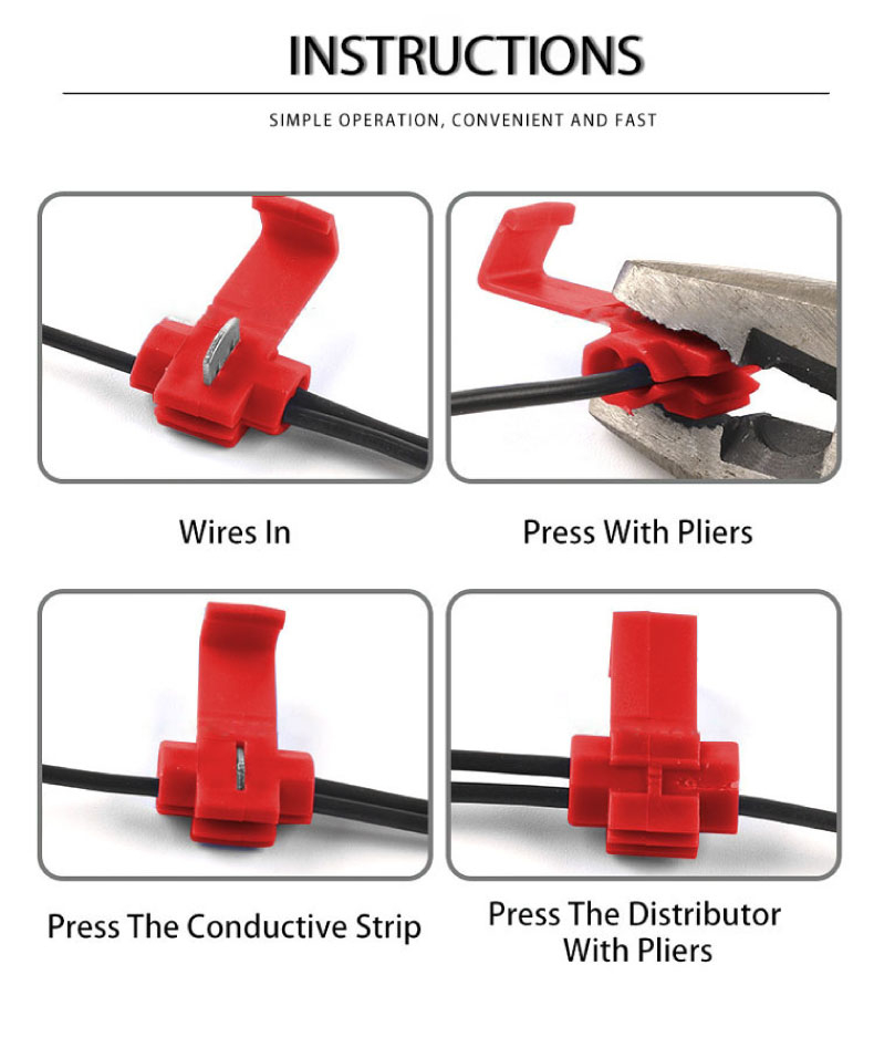 Wayar Connection Clip Terminal Wayar Connector No Clamp Skru Success ...