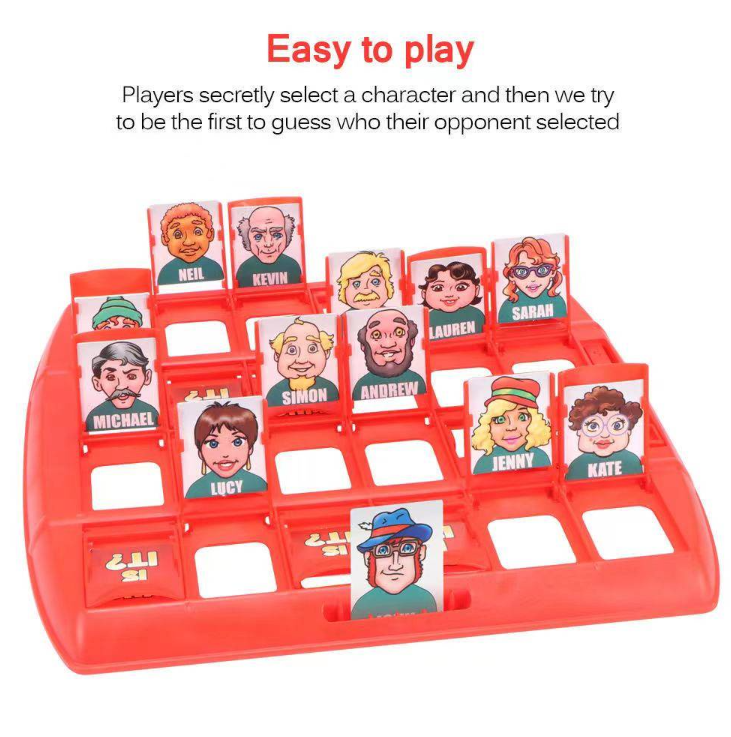 BunBun Guess Who Is It ? Logical Reasoning Children’s Board Game Guess ...