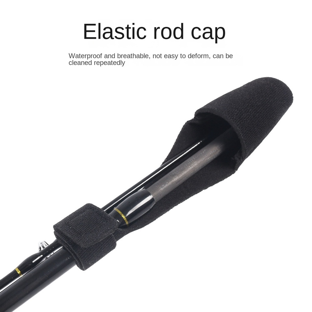 Fishing Rod Tip Cover and Rod Tie Truss Cane Sleeves Pole Glove ...