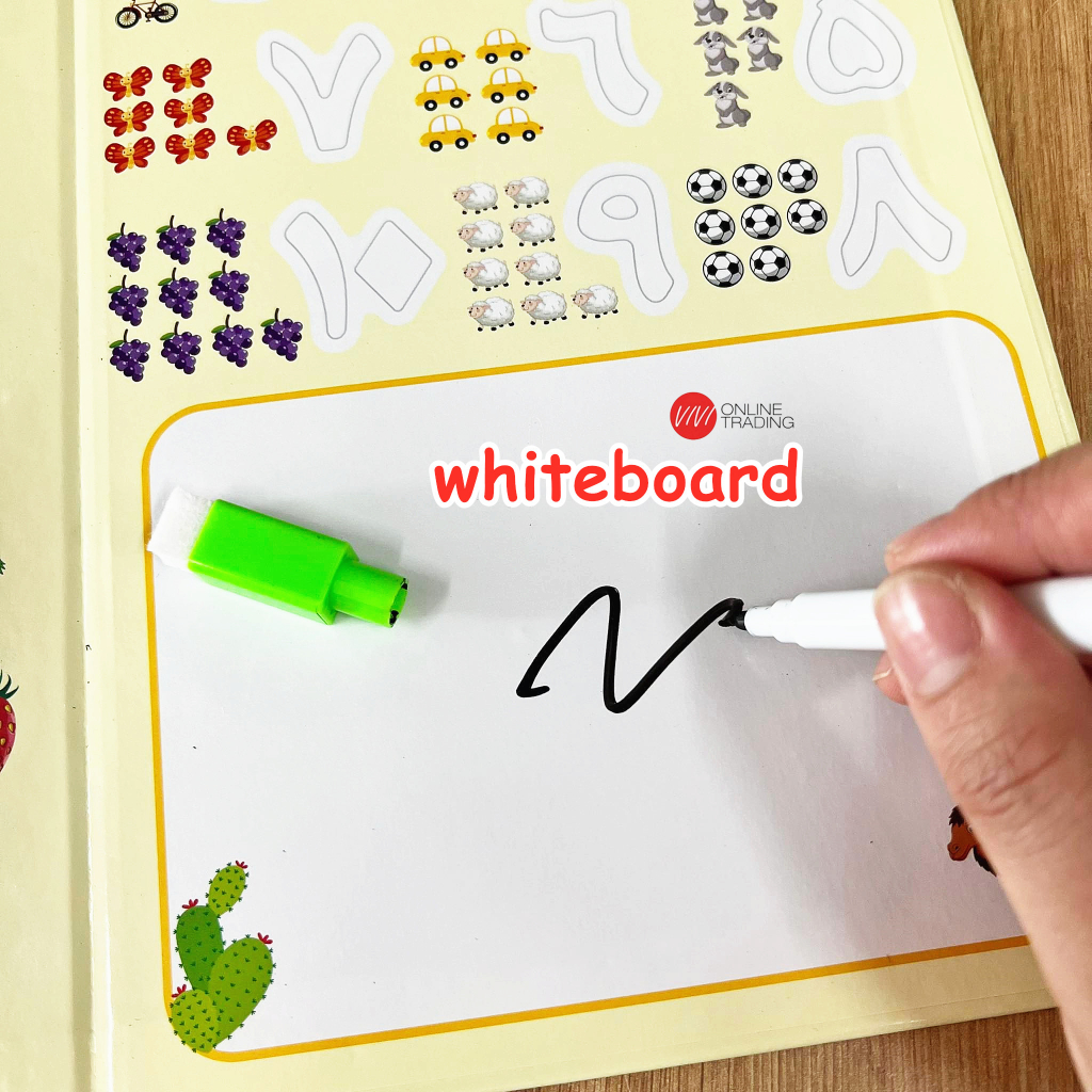 Jawi Magnetic Book Kids Early Learning ABC Magnet Book Busy Book Puzzle ...