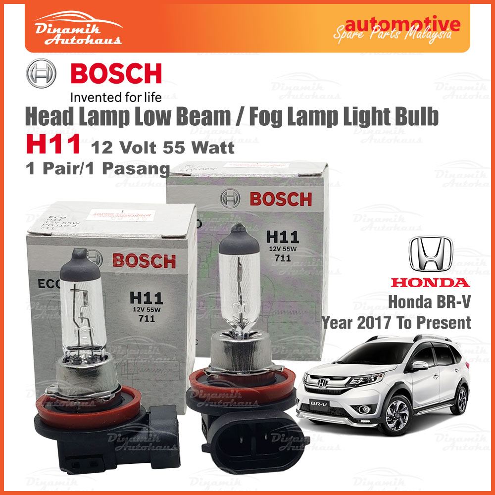 Honda BRV Year 2017 To Present Head Lamp Low Beam / Fog Lamp Halogen ...