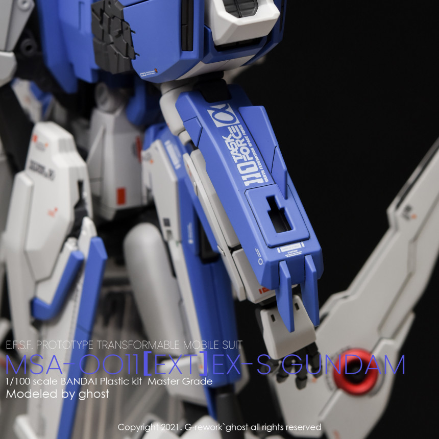 [COPY GHOST] MG49 MG 1/100 MSA-0011[EXT] EX-S GUNDAM WATER SLIDE DECAL ...