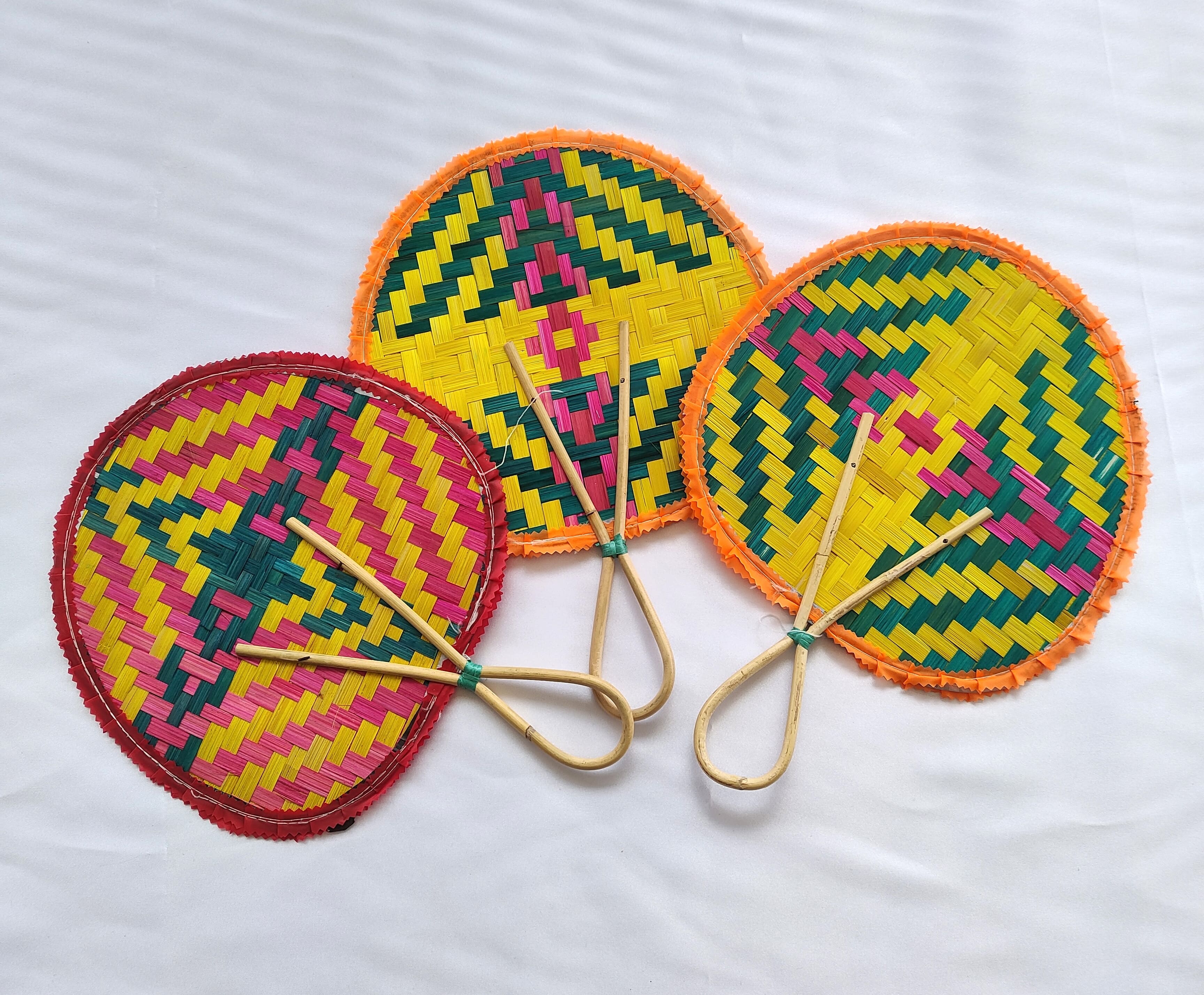 Kipas tangan doorgift angin buluh sate cantik kraftangan rotan Bamboo ...