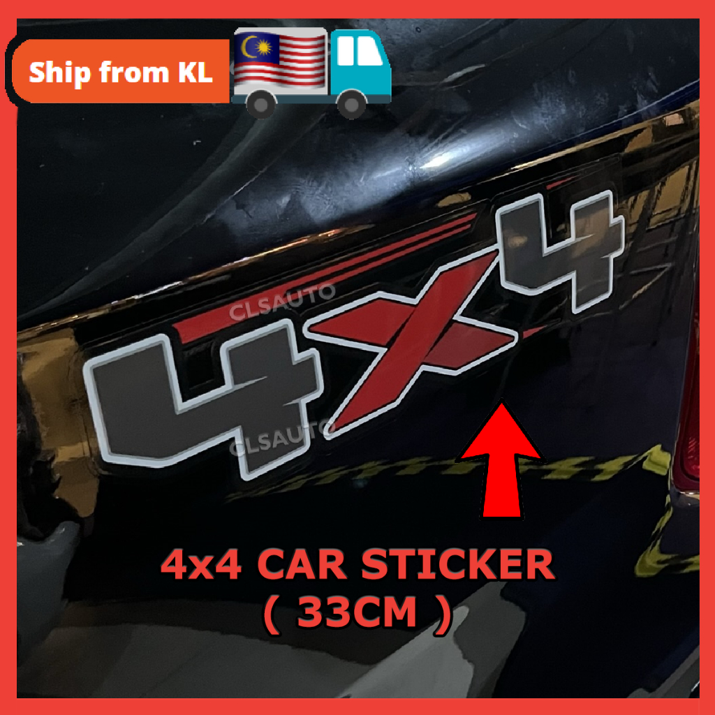 Ford Ranger 4x4 Offroad Sticker XLT Raptor Wildtrak Body Decal Pelekat ...