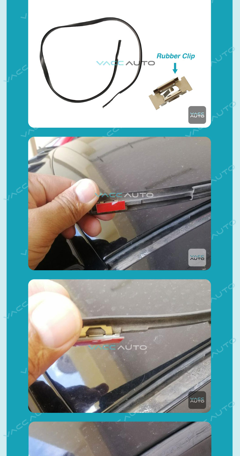 Toyota Vios (2nd Gen) Roof Rubber Moulding Rubber Sealing Strip Trim ...