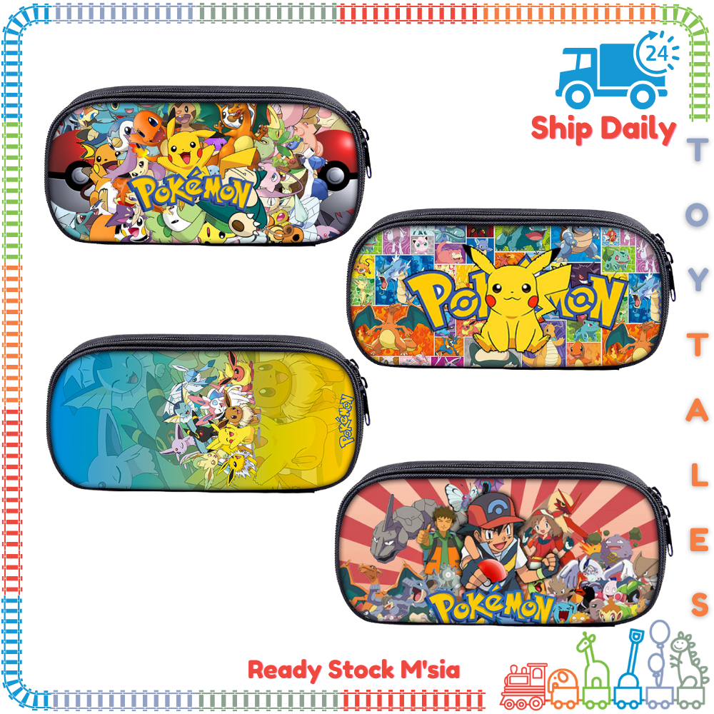 ToyTales POKEMON PENCIL CASE For Kids Bekas Pensil Pencil Box ...