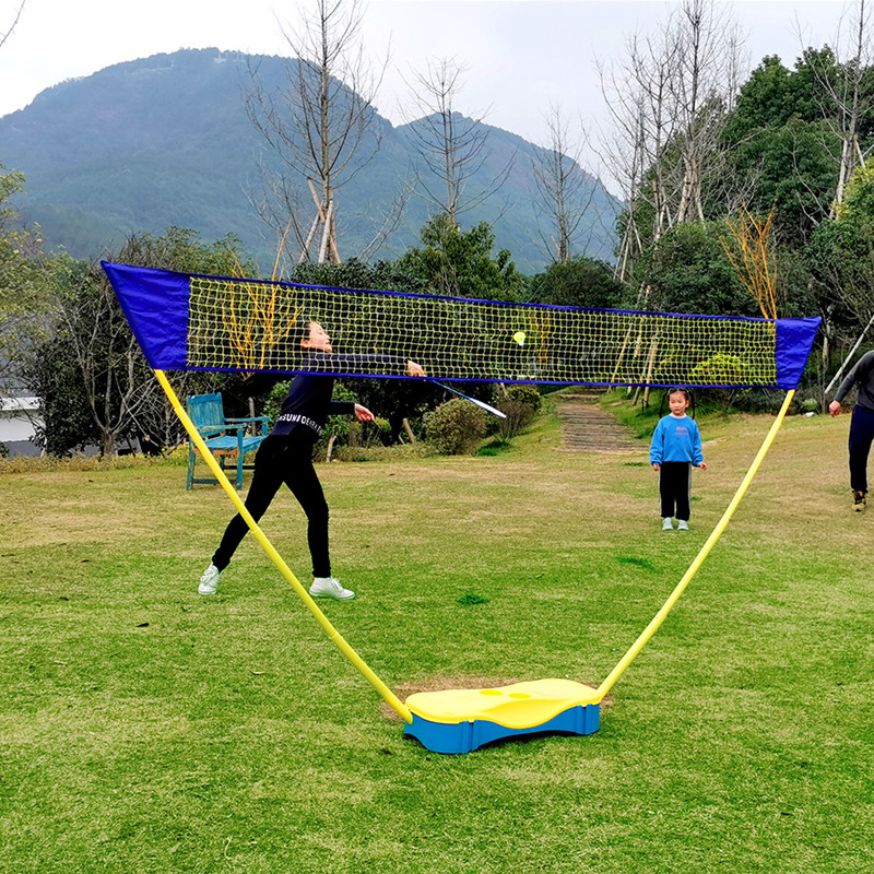 Net Badminton Portable Decathlon Badminton Net With Stand Jaring ...