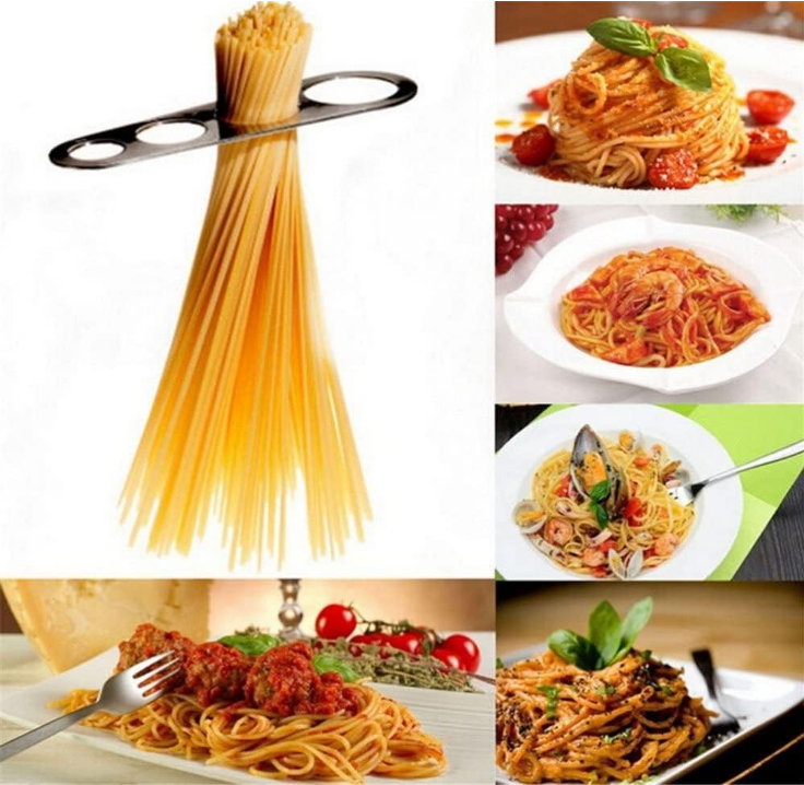 1 Pc Stainless Steel Spaghetti Measure Tool Pasta Noodle Measurer 4 ...