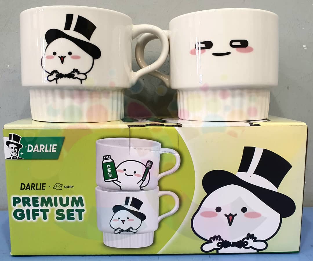 Darlie Quby Mug set of 2 (without toothpaste,mug only) | Shopee Philippines