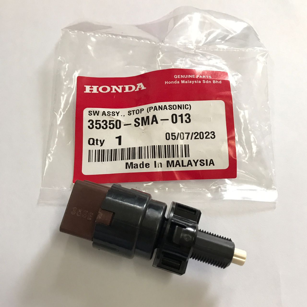 35350-SMA-013 Honda Gen Brake Lamp Switch 2 pin Accord SDA/City TM0 ...