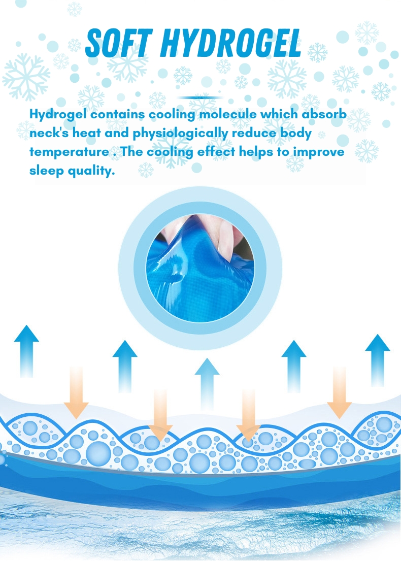 Cooling Gel Pillow Pad Mat Cool Gel Pad Overheat Relief Cooling Pillow ...