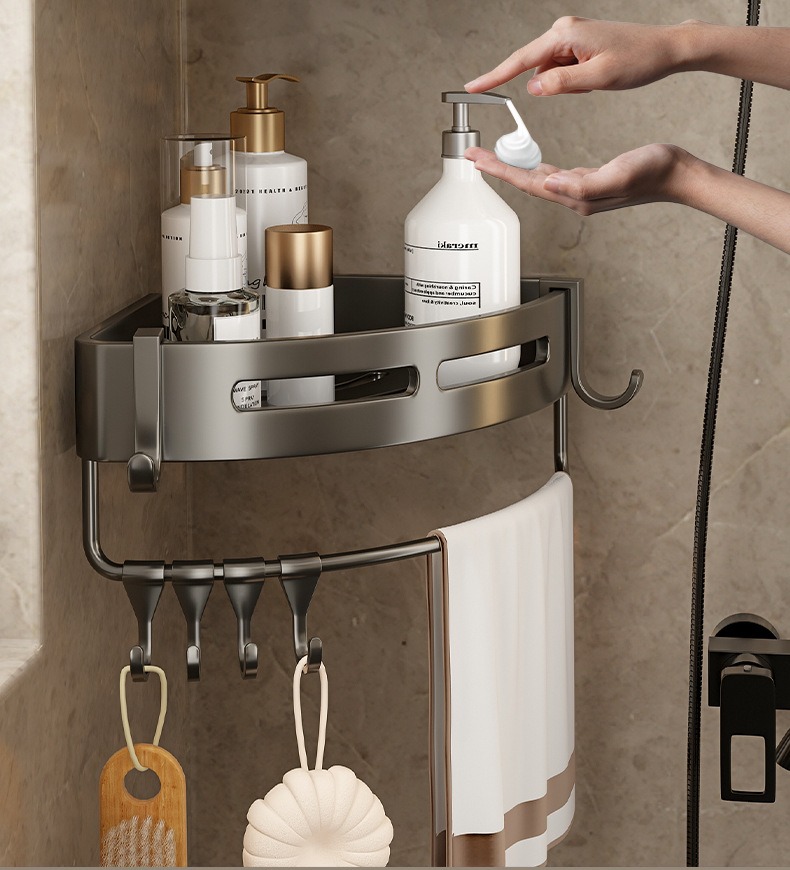 Bathroom Rack Toilet Rack Bathroom Shelf Rack Wall Mounted Shelf Wall ...