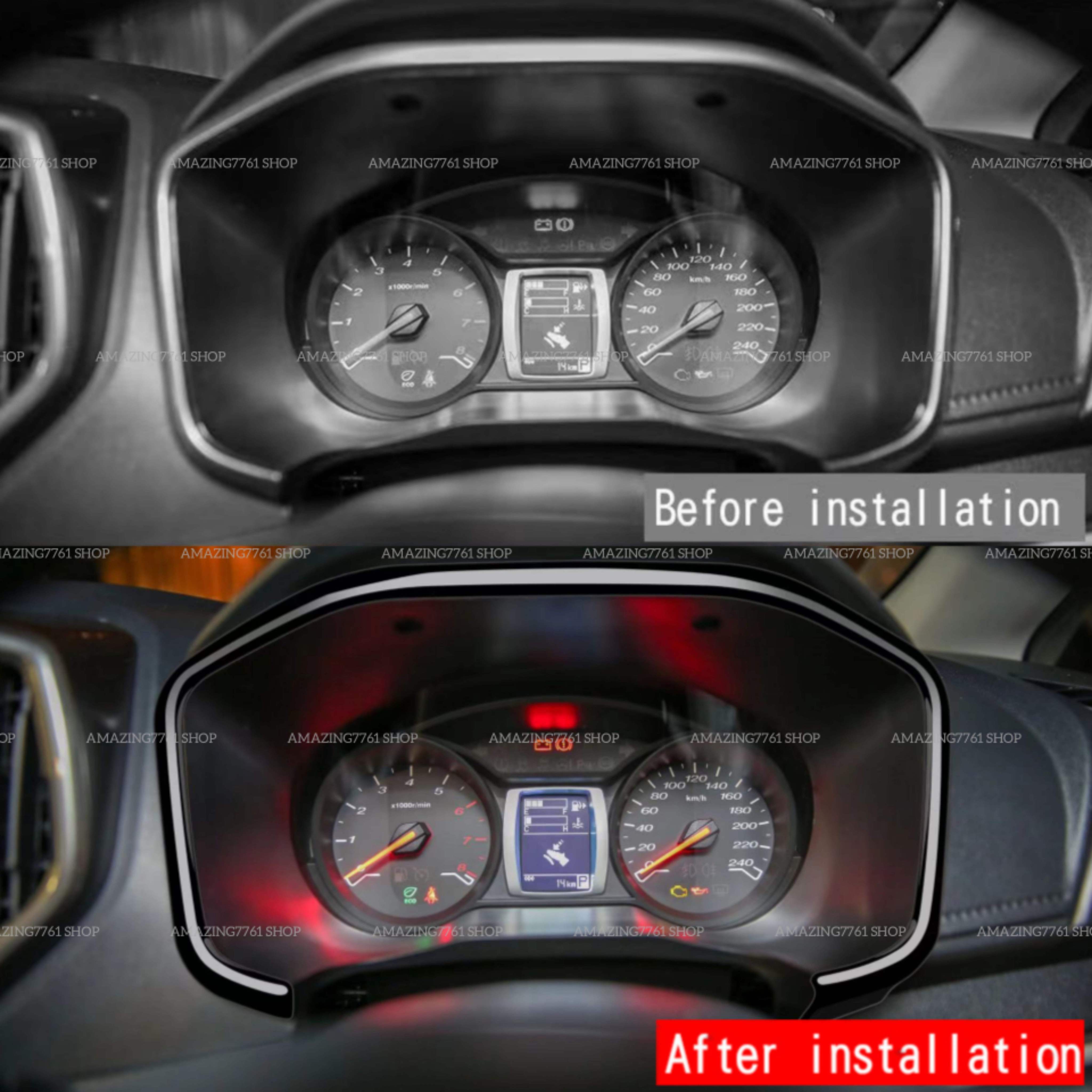AMAZING PROTON IRIZ VVT 2016-2023 CAR DASHBOARD METER COVER FRAME ...