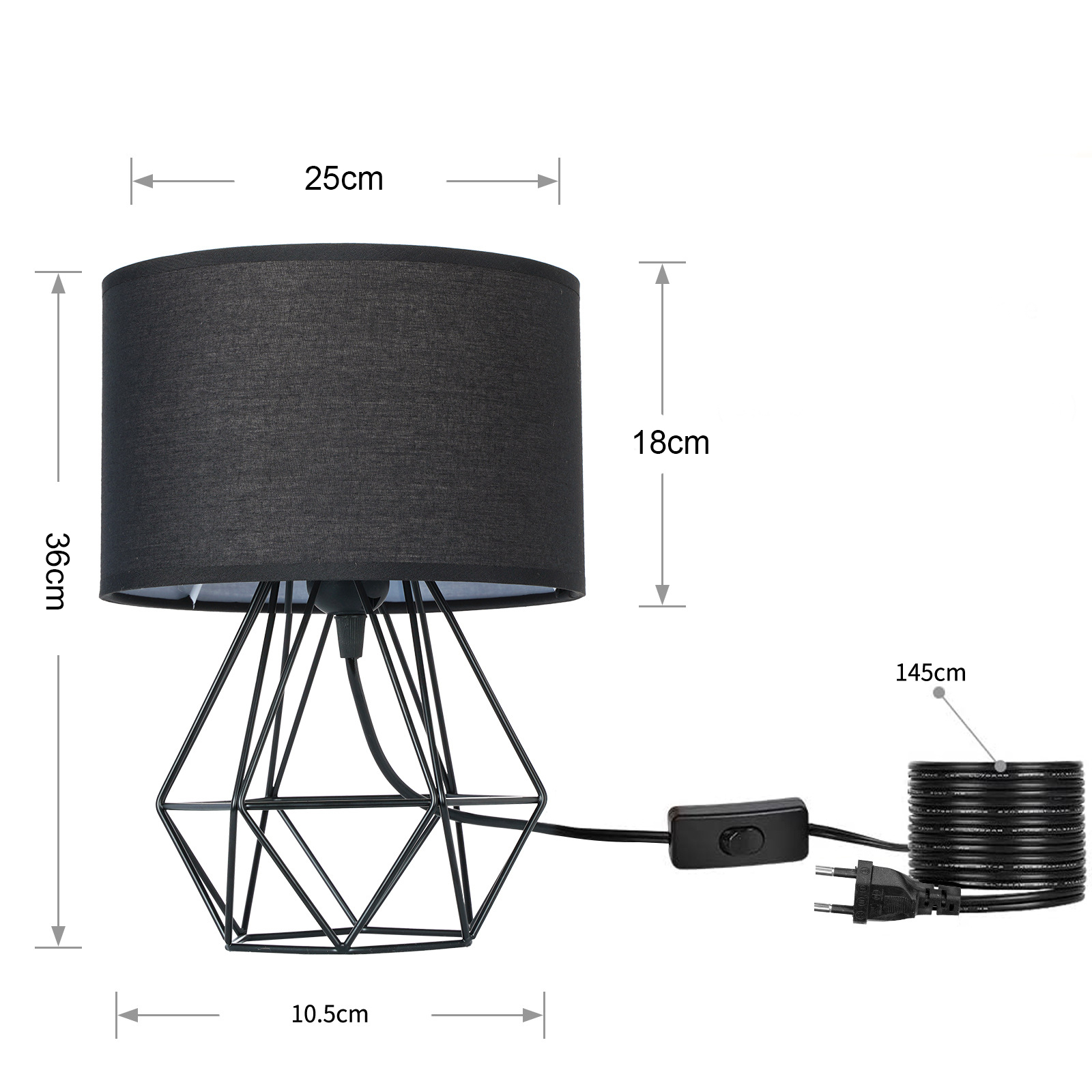 Luxury LED Table Lamp Wedding Lampu Meja Bedside Table Lamp Table Lamp ...