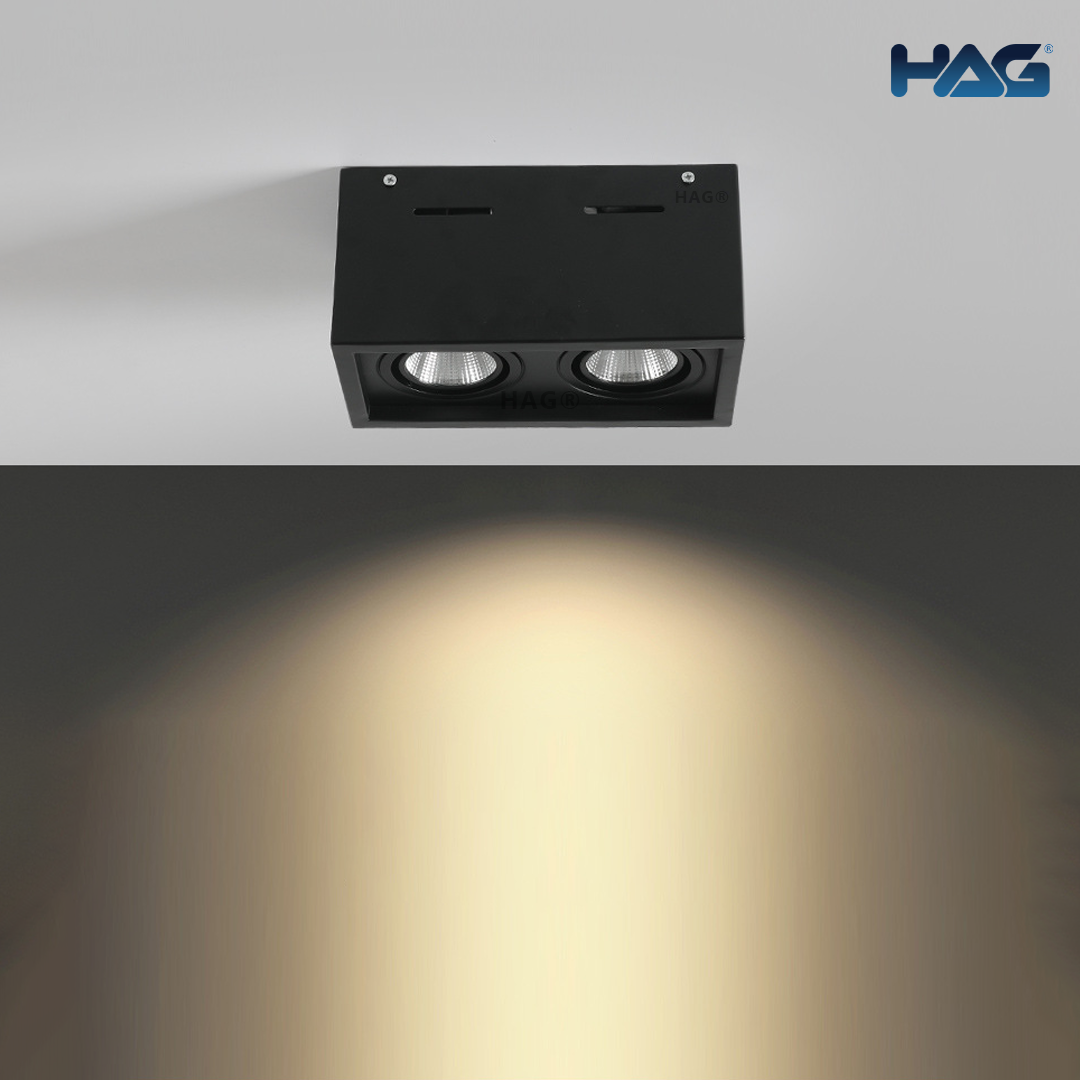 HAG Panel Downlight Casing Adjustable Angle GU10 Eyeball MRS01 MRS02 ...