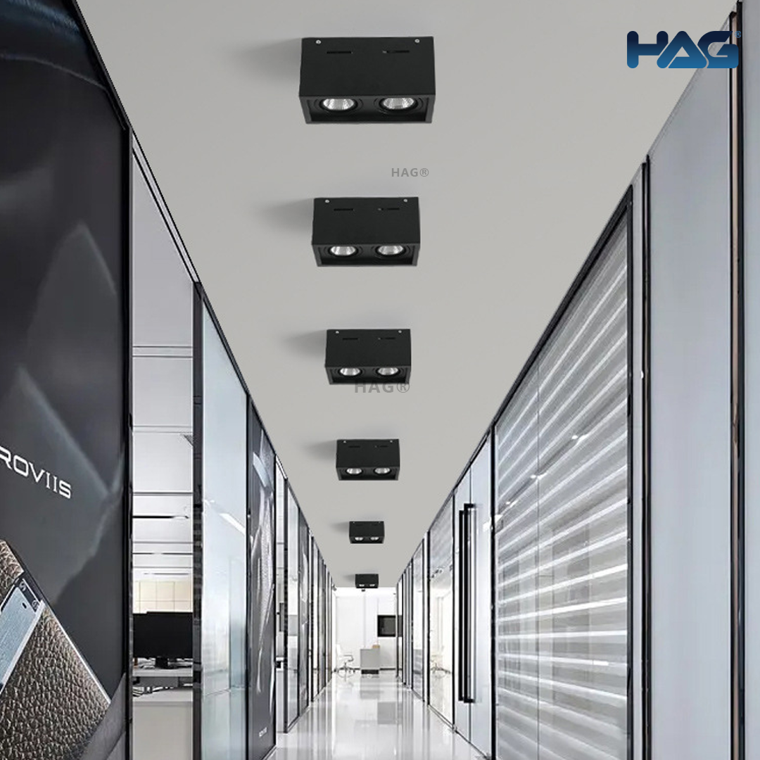 HAG Panel Downlight Casing Adjustable Angle GU10 Eyeball MRS01 MRS02 ...