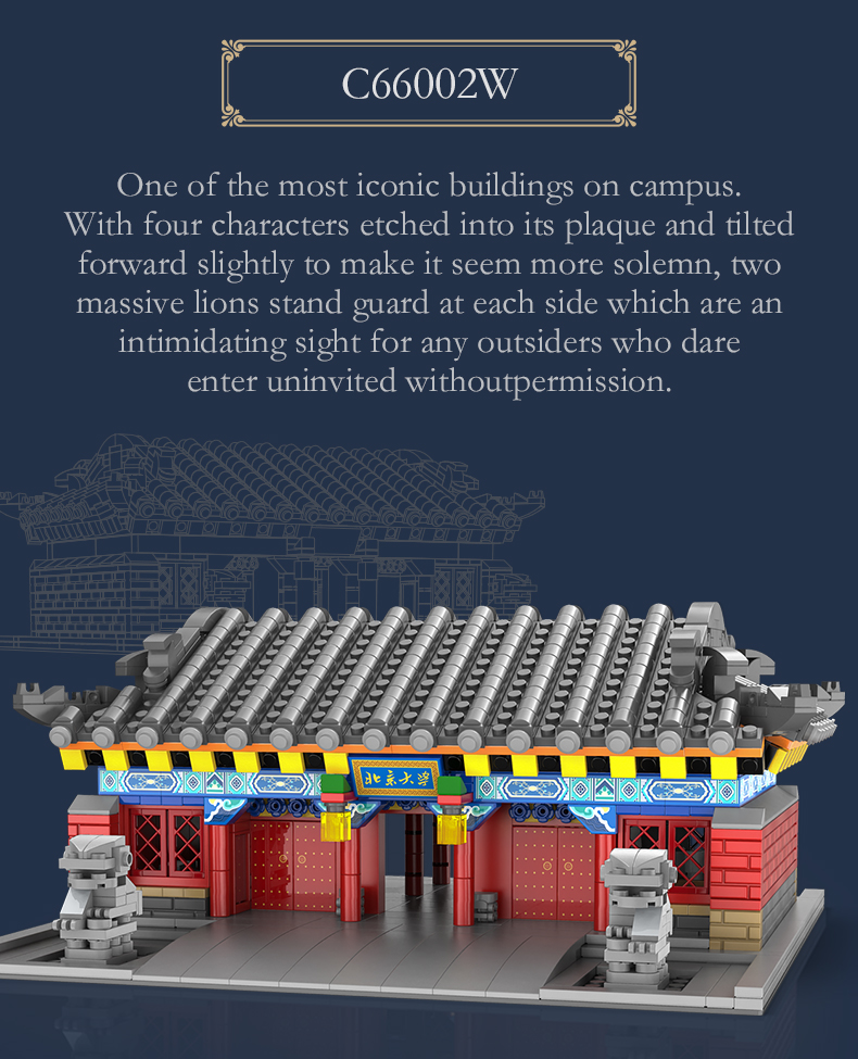 CaDA World’s Famous University: Peking University West Gate C66002W ...