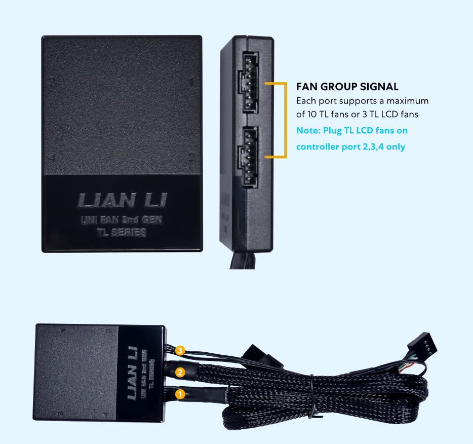 LIAN LI UNI HUB - Controller for UNI FAN TL & UNI FAN TL LCD [BLACK ...