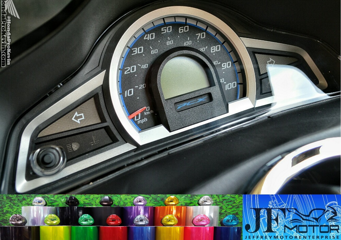 HONDA PCX150/2016 Sticker Tinted Meter Sticker Meter PCX150/2016 Tahun ...