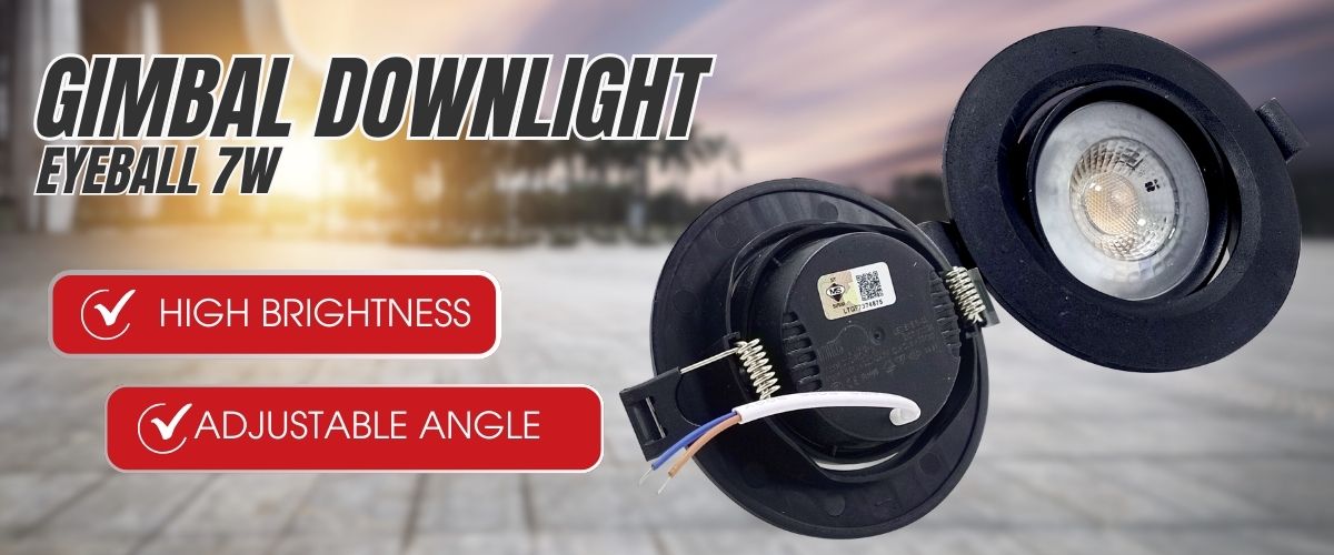 SIRIM IMITOS 7W Gimbal Eyeball LED Recessed Lighting Recessed Led ...