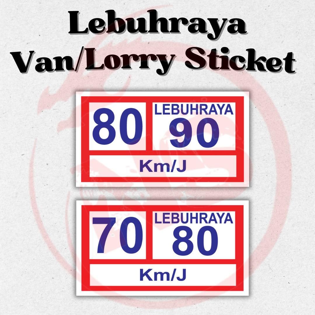 Sticker Lebuhraya 70/80 80/90 km/j Speed Limit Lebuhraya Sticker JPJ ...