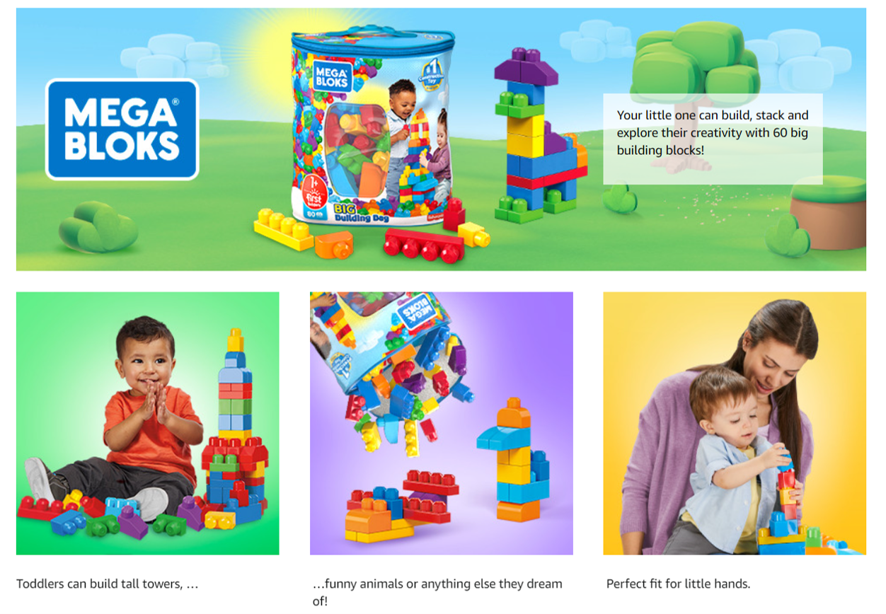 MEGA Bloks Big Building Bag 60pcs (DCH55) | Shopee Philippines